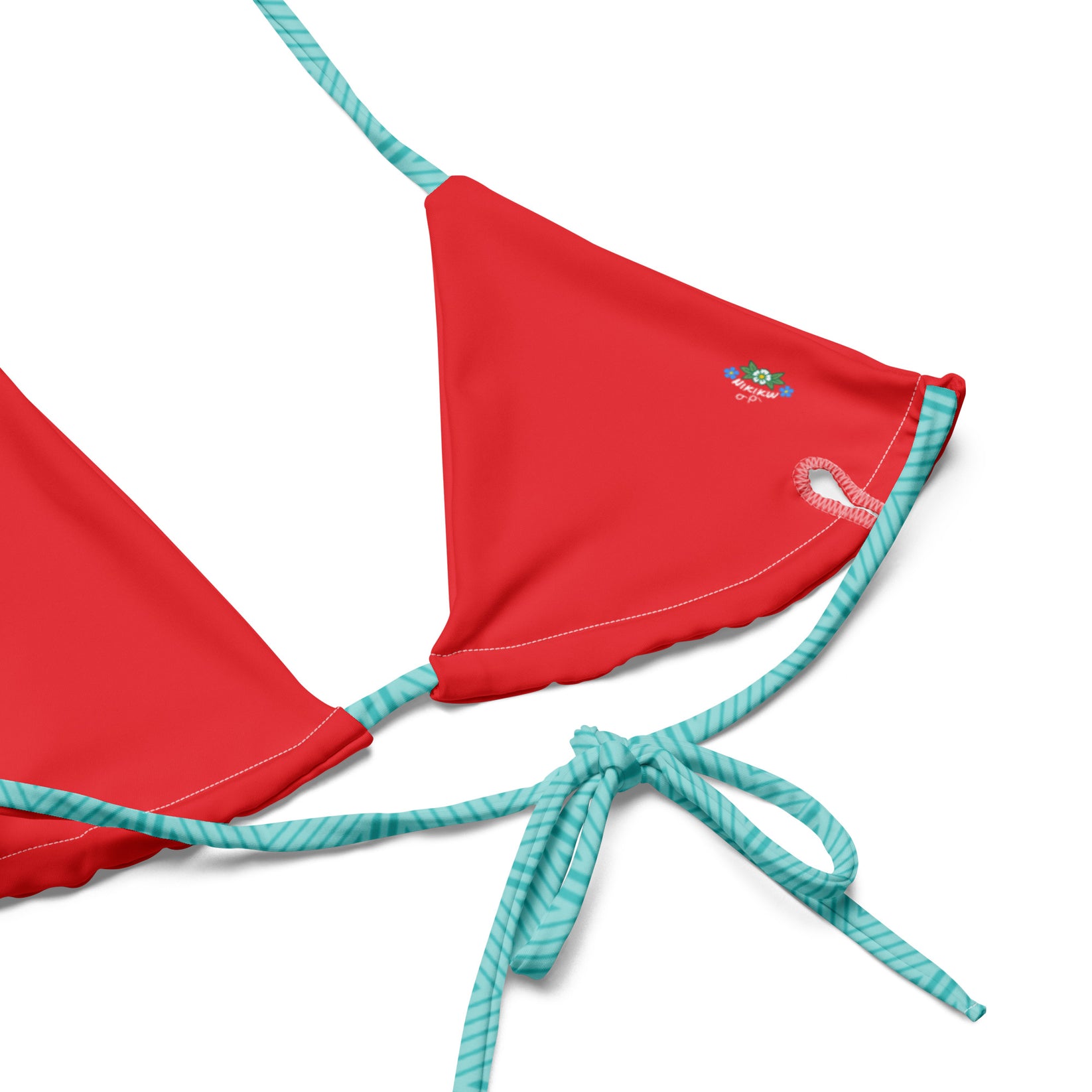 Tropical Baddie print string bikini Set – Nikikw Designs